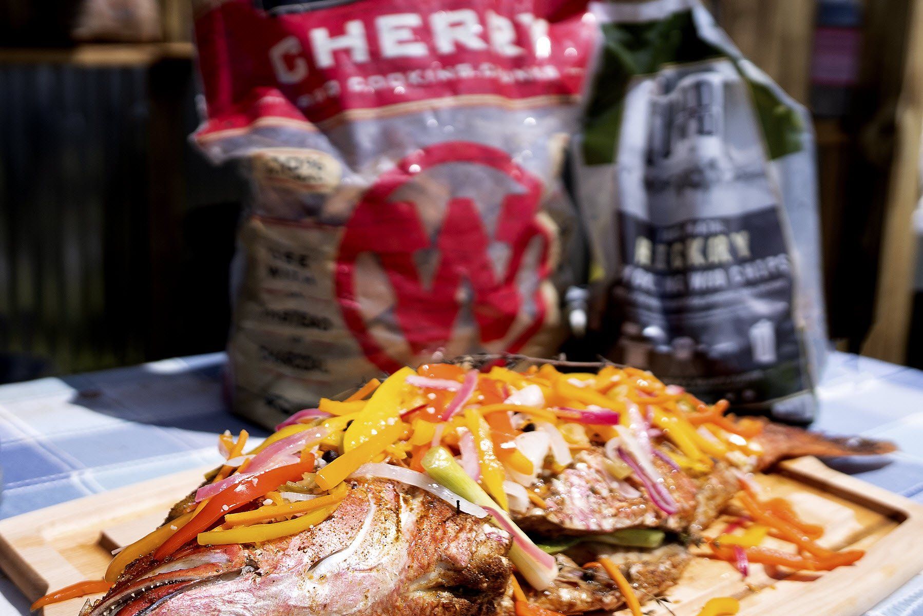 Grilled Snapper with Jamaican Escovitch