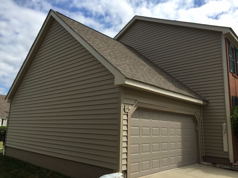 SIDING - Alside Prodigy 6" Tuscan Clay w/ Monterey Sand Soffit / Fascia