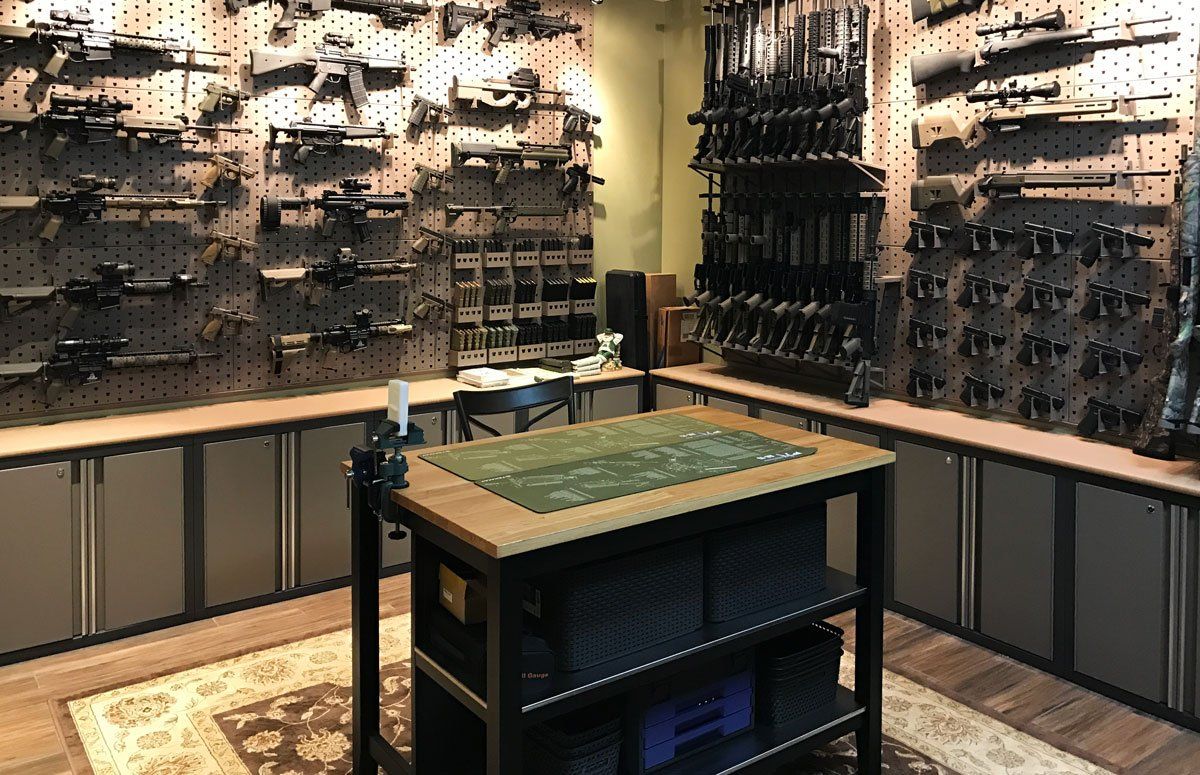 Tactical Gun Room Design With Modular Weapons Storage Tactical Gun Room Design With Modular Weapons Storage