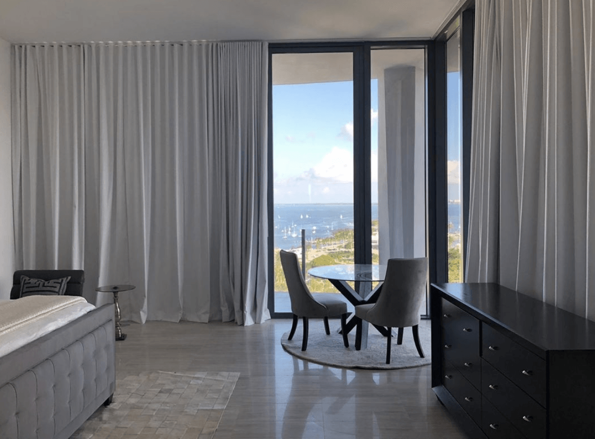 Contemporary look with Ripple-fold Drapery