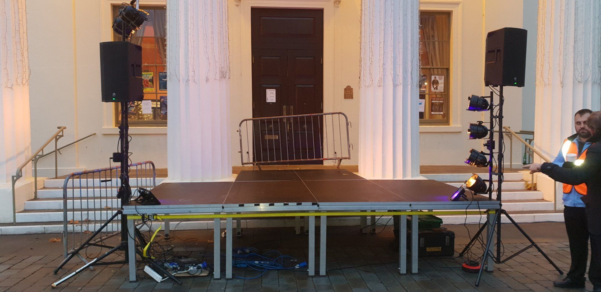 Indoor stages for Presentations and Weddings