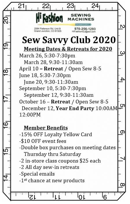 Sewing Shop – Grand Junction, CO - Hi Fashion Sewing Machines & Quilt Shop